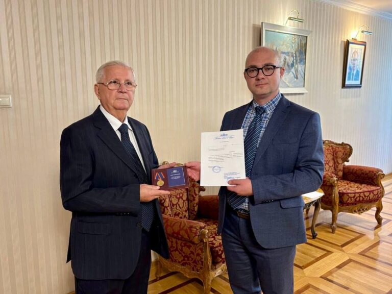 Слободан Вујић добитник медаље Руске академије наука - БРАТСТВО